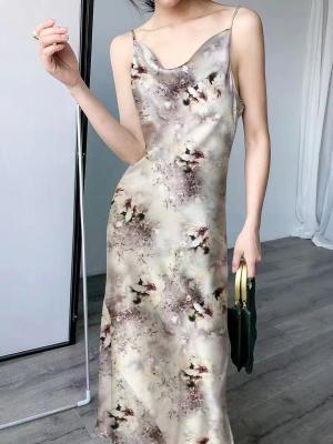 China 100% Natural Silk 20MM Stretch twill Anti-Wrinkle Static-free Willows shed tear Women Slim  Fashion Dress and Scarf for sale