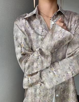 China Silk Elastic Twill 20MM Antiflaming Anti-Wrinkle Scarf Digital printed Design for fashion luxury Dress for sale