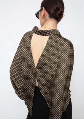 China Silk Elastic Twill 20MM Antiflaming Anti-Wrinkle Scarf Digital printed Design for fashion luxury Dress for sale