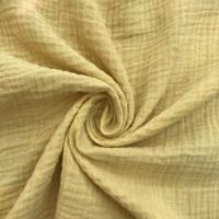 China 100% Recycled Polyester GRS OEKO-TEX Double Crepe fabrics for Dress Baby Clothes comfortable absorb sweat for sale
