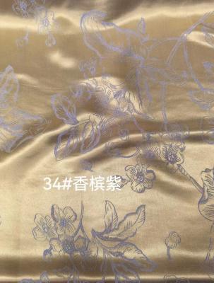 China 100% Silk Jacquard Fashion Anti-Wrinkle fabrics for Women Dress 2023 Fashion designs for sale