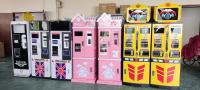 China ICT bill acceptor Automatic Coin Change Machine Money Changer LED Coin Exchange Machines for sale