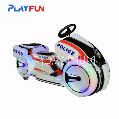 China Police motor ride coin operated kiddie rides on car battery game arcade machine for sale