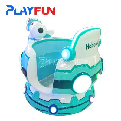 China Haberdo kids ride Amusement kids cup Swing Ride Game Machine with MP5 for sale