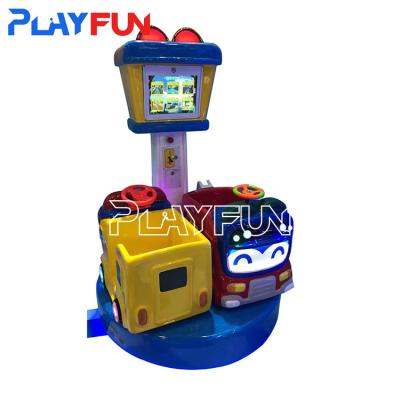 China Playfun  smart and cute design  Gogo beep 2 players  kiddie swing carnival ride for sale