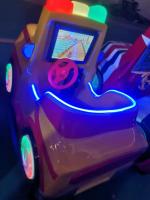 China Newest England Style police car Kids Kiddie ride on car games machine for sale