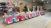 China Export products Coin operated interactive 2 Players frog hammer  whack a mole arcade hitting game machine for sale