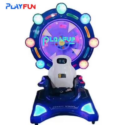 China Outside Supermarkets Happy Small Rotate up and down Coin-Operated Plastic Kiddie Ride Arcade Game Machine for sale