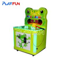 China Frog jump hit hammer game whack a mole kids game machine for sale