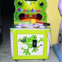 China Frog jump hit hammer game whack a mole kids game machine for sale