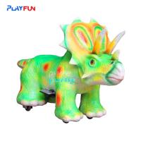 China Coin Operated Battery Dinosaur Rides Amusement Park Rides for sale