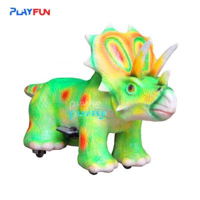 China Coin Operated Battery Dinosaur Rides Amusement Park Rides for sale
