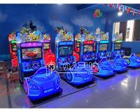 China FEC Indoor amusement park simulator kids mini happy racing arcade video car game machine racing cars games for sale