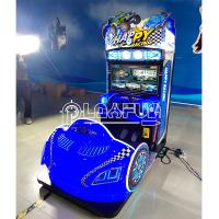 China FEC Indoor amusement park simulator kids mini happy racing arcade video car game machine racing cars games for sale