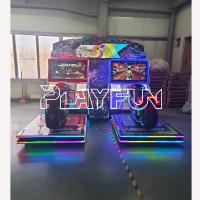 China Playfun Coin operated game motorcycle arcade games motor racing video simulator full motion speed moto DX5 for sale