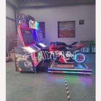 China Playfun Coin operated game motorcycle arcade games motor racing video simulator full motion speed moto DX5 for sale