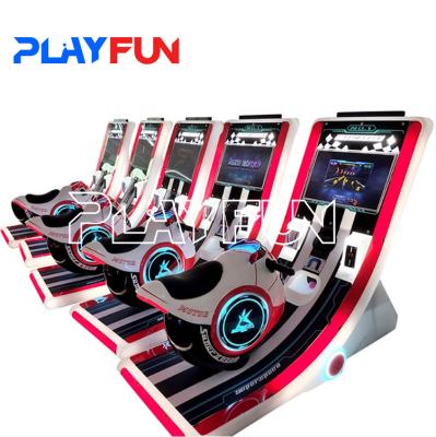 China New Coin Operated Kids Phantom Motor Super Motor Racing Game Arcade Motorcycle Motorbike Racing Gaming Machine for sale