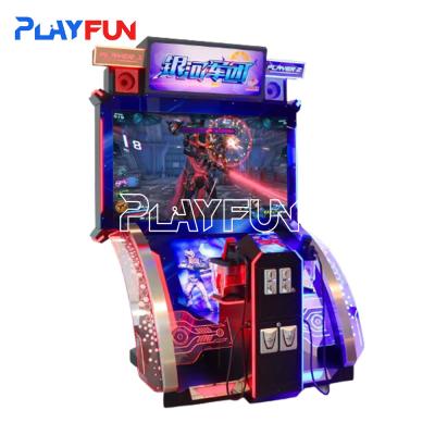 China Playfun Arcade shooting video game galaxy legion ticket redemption game machine for sale