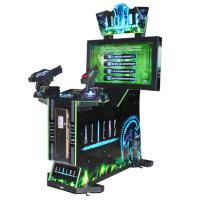 China Adult 2 players arcade coin operated vibration Aliens gun shooting simulator game machine for sale