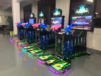 China Adult 2 players arcade coin operated vibration Aliens gun shooting simulator game machine for sale