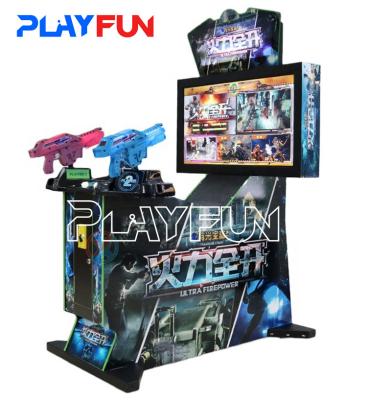 China Playfun Arcade video shooting game Alien Simulator game machine shooting for sale