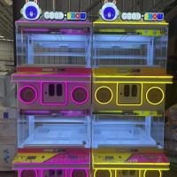 China Playfun new lightful  happy house 4 players good show boutique coin catch  toy crane game machine for sale