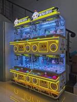 China Playfun new lightful  happy house 4 players good show boutique coin catch  toy crane game machine for sale