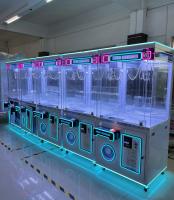 China Playfun neon catcher metal cabinet arcade toys grabber new crane claw game machine for sale