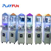 China Coin Operated Arcade Catch Mini Toy Crane Claw Mini Vending Machine Toy Bill Acceptor Mini Claw Game Machine for sale