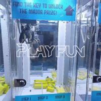 China Coin Operated Arcade Catch Mini Toy Crane Claw Mini Vending Machine Toy Bill Acceptor Mini Claw Game Machine for sale
