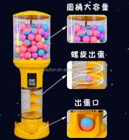 China Bouncy Balls Capsules Toys Spiral Vending Machine for sale