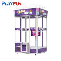 China shopping mall  big  crane claw machine stuffed plush toy catcher grab arcade coin bill games for sale