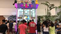 China big size gift doll toys baby bear big huge skill toy crane catcher machine arcade claw for sale