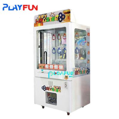 China Key Master game machine with bill banknote and coin acceptor shoe phone gift out prize present vending machine for sale