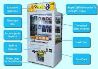 China Key Master game machine with bill banknote and coin acceptor shoe phone gift out prize present vending machine for sale