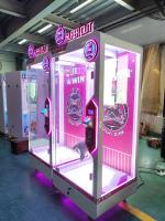 China Indoor Pink Date doll Aluminum Rail Crane Claw Scissors Vending coin operated skill  Arcade game  Machines cut  prize  m for sale