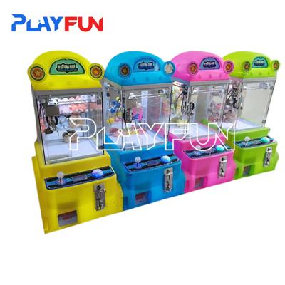 China Playfun mini crane claw machine plush dolls arcade claw game machine for sale