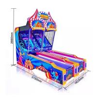 China Indoor Entertainment Happy Sport Bowling 2 Players Arcade Video Happy Rolling Tickets Redemption Game Machine for sale
