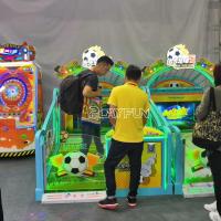 China Playfun Soccer Leagual Kids Redemption Game kids football arcade hall game machine for sale