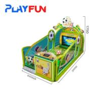 China Playfun Soccer Leagual Kids Redemption Game kids football arcade hall game machine for sale