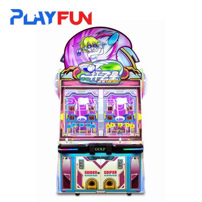 China Playfun Kids Coin Operated Gaming Prize Vending Golf Sports Redemption tickets game machine for sale