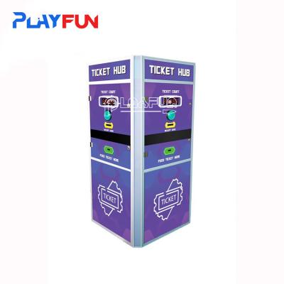 China Stand Up 3 Sides Digital Ticket Cutting Station Eater Hub For Amusement Park for sale