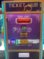 China Stand Up 3 Sides Digital Ticket Cutting Station Eater Hub For Amusement Park for sale