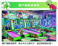 China Playfun New products Delux big size zombie bowling  kiddie bowling game machine  bowling alley arcade games machine for sale