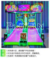 China Playfun New products Delux big size zombie bowling  kiddie bowling game machine  bowling alley arcade games machine for sale