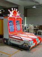 China Coin operated game  arcade bowling ball lane alley skee skill redemption machine for sale