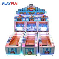 China Indoor Sports amusement park kids Bowling ball Arcade Redemption machines Ticket lottery game for 3 players for sale