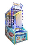 China Coin tokent best profit operated redemption ball throw arcade game machine Shark park redemption ticket lottery  game ma for sale