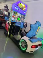 China Simulator Motion Fly Driving car racing car game machine in coin operated for sale