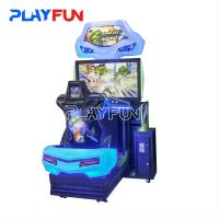 China Simulator Motion Fly Driving car racing car game machine in coin operated for sale